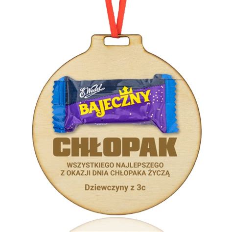 Bajeczny Chłopak MEDAL PREZENT NA DZIEŃ CHŁOPAKA śmieszny medal kolega