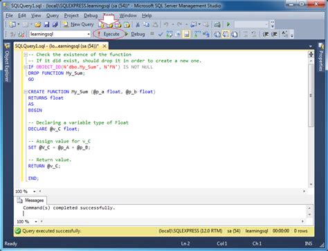 le tutoriel de programmation sql server transact sql