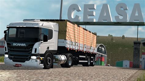 SCANIA P310 NA GRANEL 2 EIXOS NO PUXE DA VERDURA ETS 2 MODS YouTube