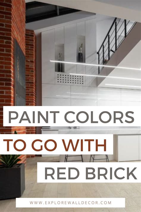 Colors That Go With Red Brick Fireplace Red Brick Fireplaces Red