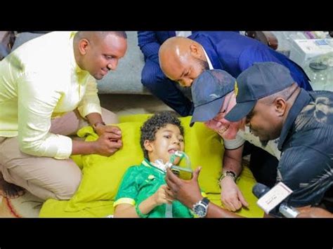 Haji Manara Alivyoongozana Na Fiston Mayele Kuonana Na Mtoto Ally Yanga