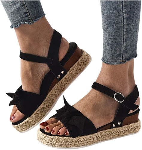 Espadrilles Wedges For Women Casual Espadrille Platform Sandals Comfort