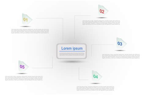 Simple Infographic Business Template Vector Illustration Vector