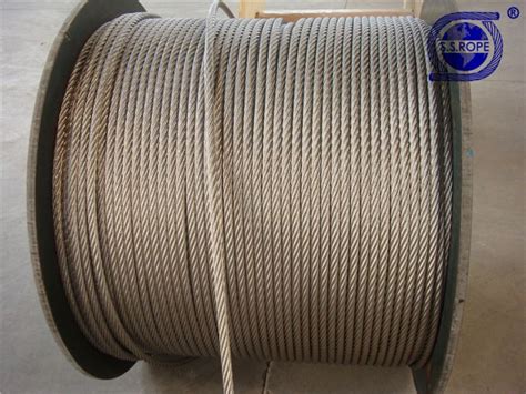 China Stainless Steel Wire Rope X Iwrc Inch Type And Type