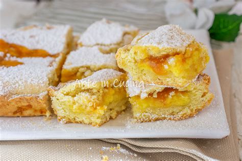 CROSTATA MORBIDA CON CREMA E MARMELLATA Dolce Facile