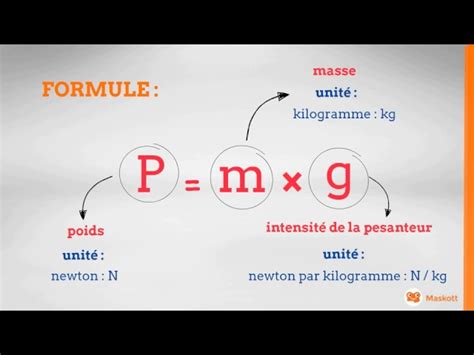 Mise à jour 66 imagen le poids d un corps formule fr thptnganamst edu vn