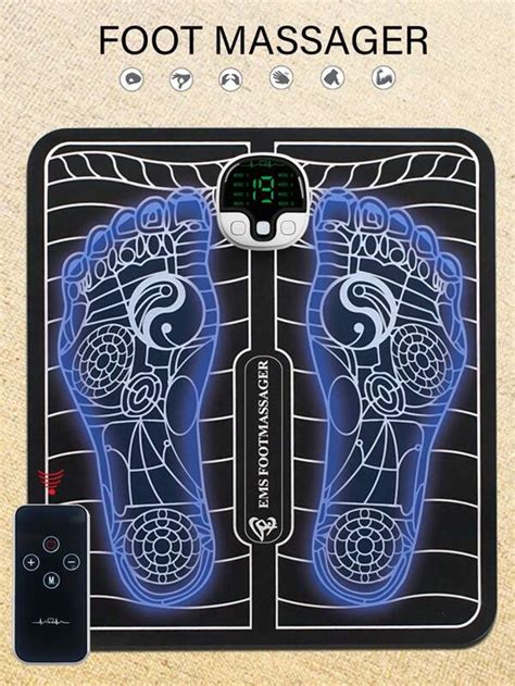 Coussin De Massage Électrique Ems Pour Les Pieds Stimulateur De Points