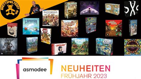Asmodee Neuheiten Frühjahr 2023 Brettspiel Teddy Board Games YouTube