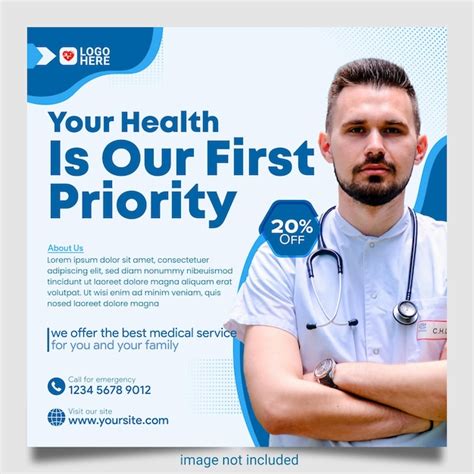 Premium Vector Medical Healthcare Social Media Post Design Premium Vector