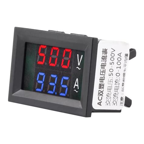 Voltmètre Ampèremètre Numérique AC 50 500V 100A MHTronic