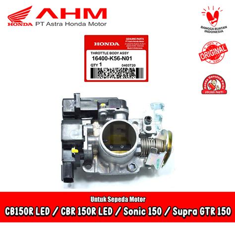Jual 16400 K56 N01 Throttle Body Assy Sensor TPS Komplit Honda CBR150R