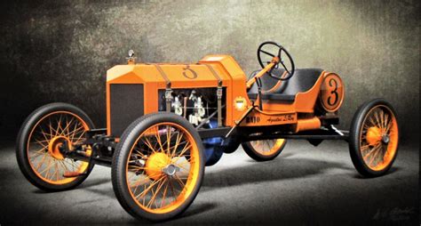 Very Early Model T Speedster With Swept Back Style Radiator Shell