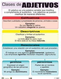 Los Tipos De Adjetivos Nepora