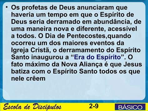 6 O Batismo No Espirito Santo PPT