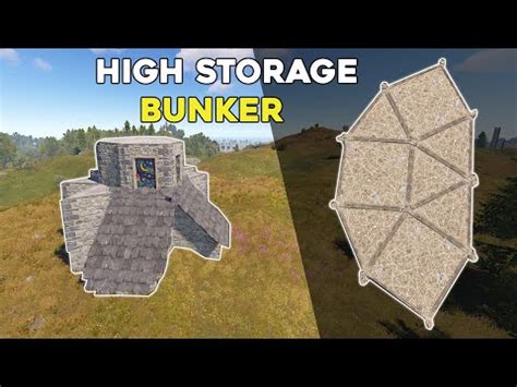 Rust 2021 High Storage Solo Duo BUNKER Base EASY And SECURE YouTube