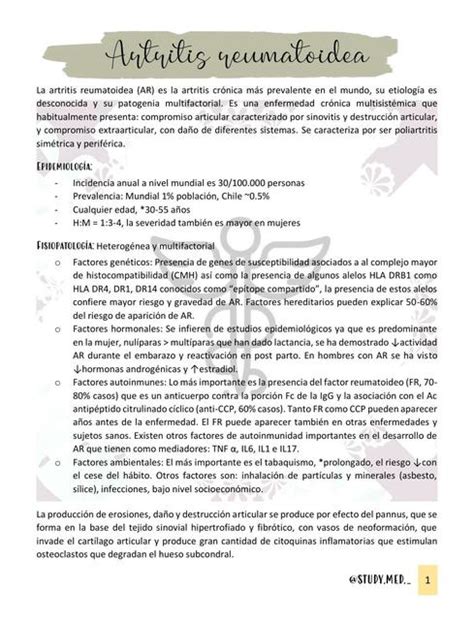 Artritis Reumatoidea ARA DIOLI UDocz