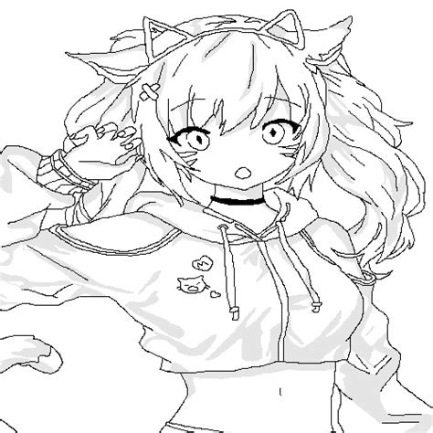 Pixilart Base For Anime By WingsOfFireLily