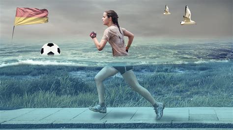 Sport Under Water Effect Photo Manipulation Photoshop Tutorial Cs Cc