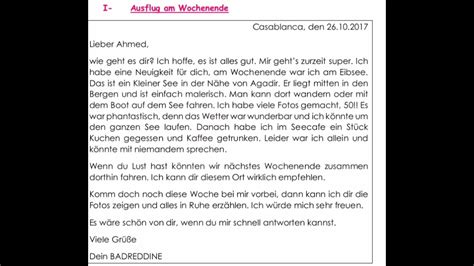 schreiben B1 Deutsch exam prüfung teil 1 goethe institut YouTube