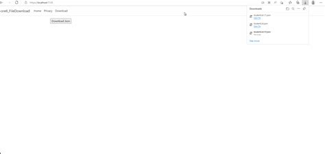 how to download a json file in core stack overflow