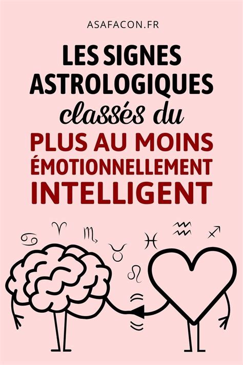 Les Signes Astrologiques Class S Du Plus Au Moins Motionnellement