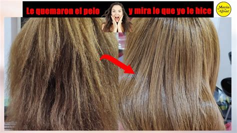 Cómo recuperar el pelo quemado por tratamiento de keratina guía