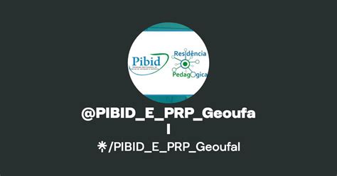 PIBID E PRP Geoufal Instagram Linktree