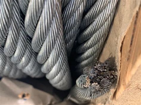 6X36 Iwrc FC Galvanized Steel Wire Rope For Crane Elevator Lifting