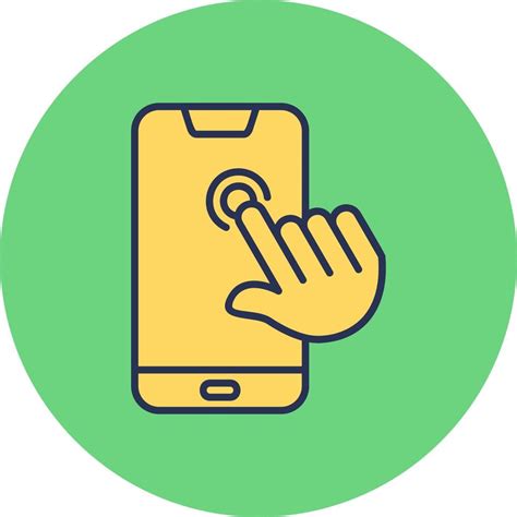 Touch Screen Vector Icon 19967456 Vector Art At Vecteezy