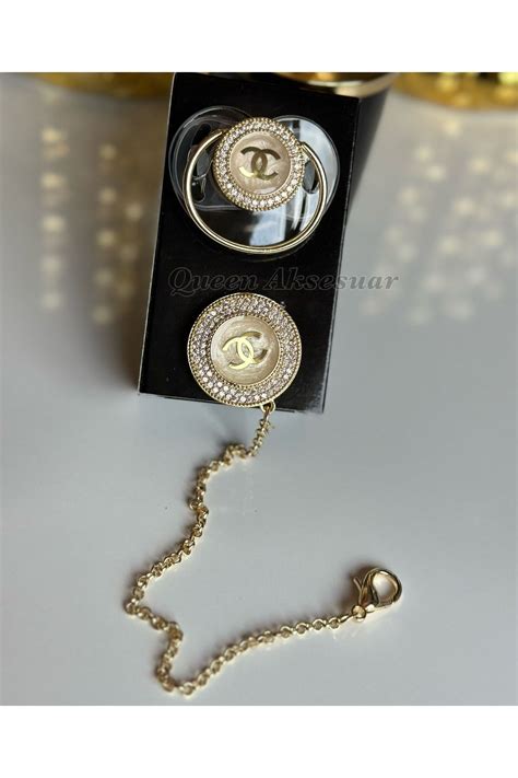 QUEEN AKSESUAR Ithal Lüks Moda Marka Logo Beyaz Kız Erkek Bebek Kristal