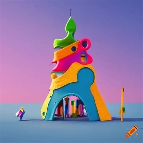 Colorful And Surreal Playground On Craiyon