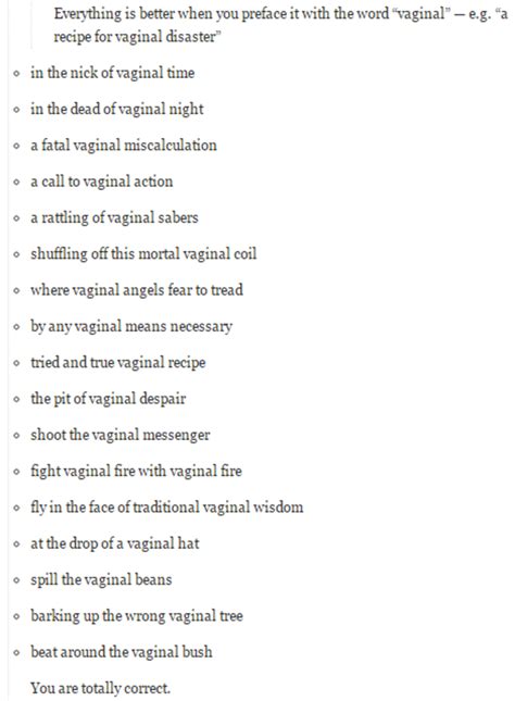 Vaginas Vaginas Everywhere Tumblr Know Your Meme