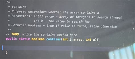 solved public static void testcontains { boolean result