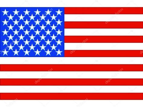 Bandeira Dos EUA Vetor De Stock AlexanderZam 32374151