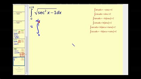 examples part 2 integrate using the six basic trig integral formulas youtube