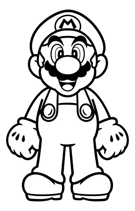 Mario Bros Para Colorear 100 Dibujos De Mario Para Colorear Para