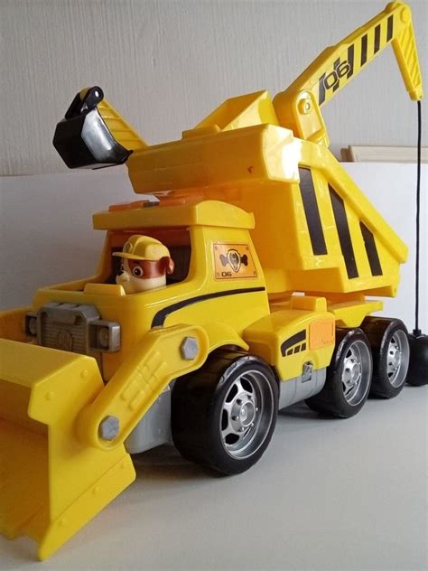 Paw Patrol Ultimate Rubble Truck And Rubble Hobbies Toys Toys