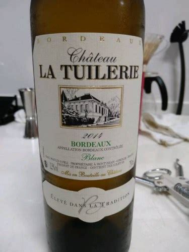 Château La Tuilerie Bordeaux Blanc Vivino