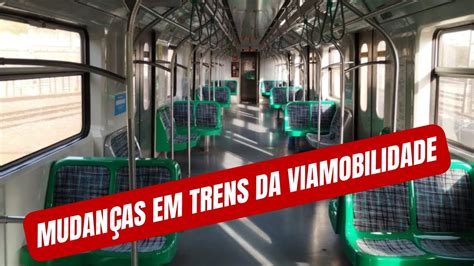 VIAMOBILIDADE ATUALIZA ASSENTOS DE TREM DA SÉRIE 7000 YouTube