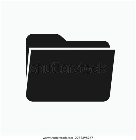Folder Icon Files Archives Symbol Stock Vector Royalty Free