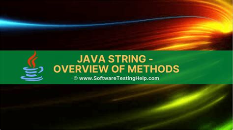 Tutorial De Cadenas De Java M Todos De Cadena De Java Con Ejemplos Otro