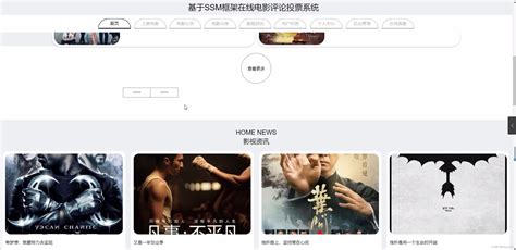 java基于框架在线电影评论投票系统 源码 mysql 文档 视频投票开源程序 csdn博客