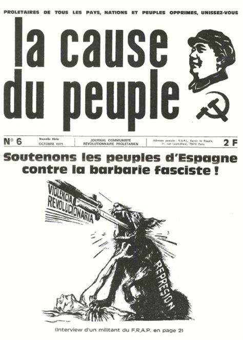 La Cause du Peuple 1974 1978 Bibliothèque Marxiste