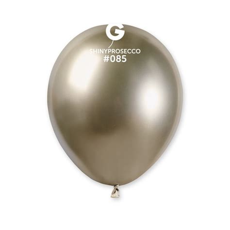 5 Gemar Latex Balloons Bag Of 50 Shiny Prosecco Bargain Balloons