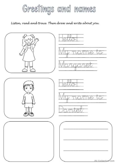 Greetings English Esl Worksheets Pdf Doc