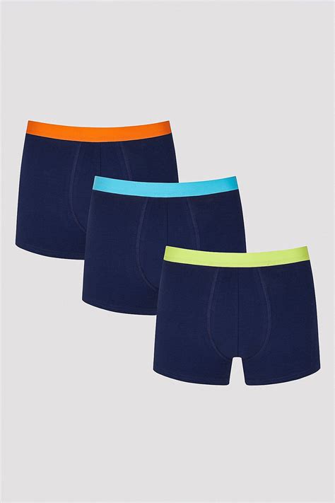 Penti Erkek Color Belt Lacivert 3lü Boxer Fiyatı Yorumları Trendyol