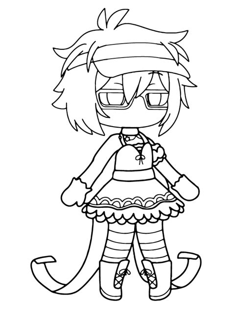 Dibujos De Gacha Nox Para Colorear E Imprimir Coloringonly