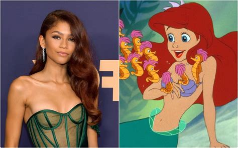 Así se vería Zendaya como La Sirenita según la Inteligencia Artificial