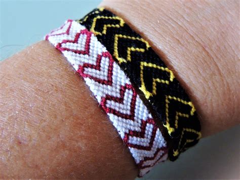 bracelets brésilien motif coeur vide les confections de laurence