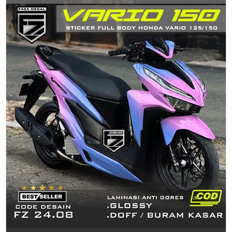Faza Decal New Vario 150 Full Body Gradation Sticker Decal Vario